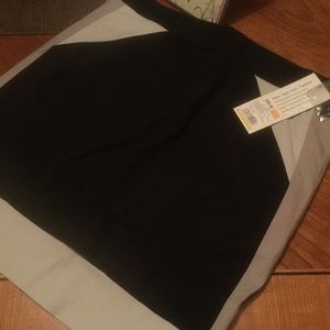 Jonathan Saunders | Skirts | Black Gray Skirt Colorblock Jonathan ...